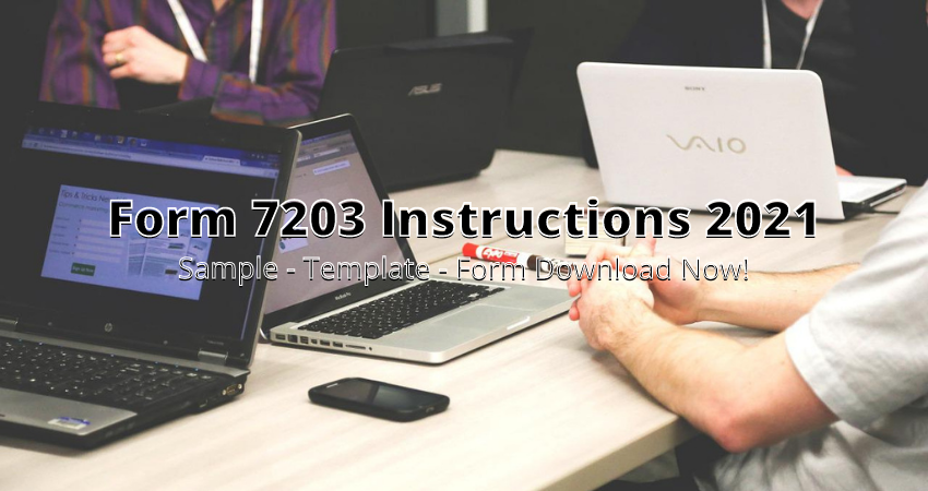 Irs Form 7203 Instructions 2021